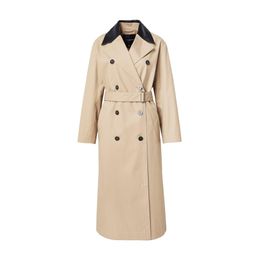 French Connection Mantel 'DASHA' Damen Gr&ouml;&szlig;e XL beige / schwarz