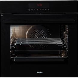Amica Pyrolyse Backofen "EBPX 946 610 S", B:59,5cm H:59,5cm T:57,5cm, schwarz, Back&ouml;fen, Viel Platz und kaum Putzen dank selbstreinigendem Backofen