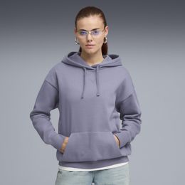 Puma Damen Hoodie "Essentials Fleece Relaxed Hoodie Damen", lila, Gr. S, Obermaterial: 34% Polyester, 66% Baumwolle. Kapuzenfutter: 100% Baumwolle.