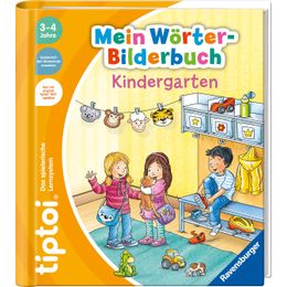Ravensburger Kinderbuch "tiptoi Mein W&ouml;rter-Bilderbuch Kindergarten", bunt, B&uuml;cher, Made in Europe