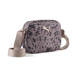 Puma Damen Umh&auml;ngetasche "Pop 1 l Umh&auml;ngetasche Damen"sandstone animal aop beige, Polyester, Taschen