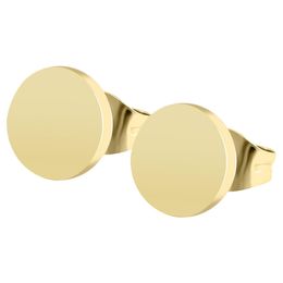 Adelia&acute;s ADELIA ́S Damen Paar Ohrh&auml;nger "Damen Ohrringe &ndash; Ohrstecker aus Edelstahl"gold, Edelstahl, Ohrringe, Geschenkidee: zeitlos und vielseitig