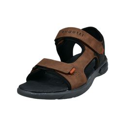 Bugatti Herren Sandale "Bugatti Sandalen Lederimitat", Gr. 44, schwarz, Lederimitat, Schuhe