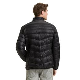 Tom Tailor Herren Steppjackeschwarz, Gr. L, unifarben, Steppware, Obermaterial: 100% Polyester. Futter: 100% Polyester, Jacken, mit Taschen