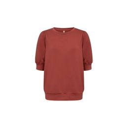 soyaconcept Damen Langarmhemd "Soya Concept Shirt SC-BANU"4577 mineral rot, Gr. S, Obermaterial: 48% Modal, 48% Polyester, 4% Elasthan, Hemden