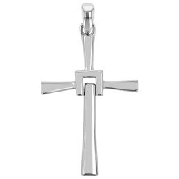 Adelia&acute;s Kettenanh&auml;nger ADELIA&acute;S "Unisex Anh&auml;nger &ndash; Kreuz Kreuzanh&auml;nger aus 925 Silber", silber, Schmuckanh&auml;nger, Damen, Silber 925 (Sterlingsilber), Kettenanh&auml;nger, Ideal als Geschenk &ndash; dezent und elegant