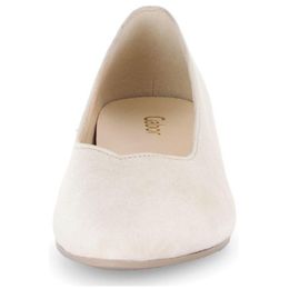 Gabor Damen Pumps "Gabor Pumps Leder", Gr. 40, beige, Leder, Schuhe