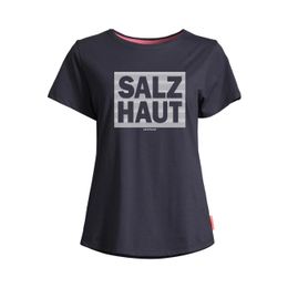 SALZHAUT Damen T-Shirt "Shirt STEENTJE - SALZHAUT STREIFEN", blau, Gr. S, Obermaterial: 50% Baumwolle CO. 50% Polyester PES., Shirts