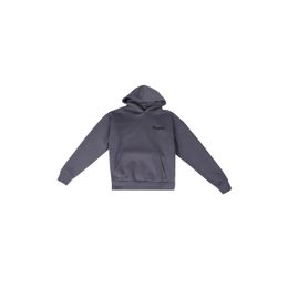 Kapuzensweatshirt DROPSIZE "Dropsize HEAVY OVERSIZE YOUTH ATTACK HOODIE", Herren, Gr. S, steel grau, 70% Baumwolle, 30% Polyester, bedruckt, Sweatshirts