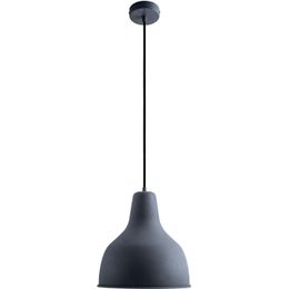 Paco Home Pendelleuchte "CHARLIE", 1, &Oslash; 30cm H: 33cm, grau, Esszimmer, Leuchten, H&auml;ngelampe Esszimmer K&uuml;chenlampe H&auml;ngend Esstischlampe E27