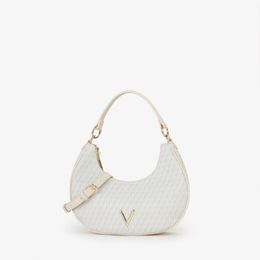 Valentino Handbags VALENTINO BAGS Damen Hobo "QUEEN RE"ecru, multi, Lederimitat, Taschen, Handtasche, Henkeltasche, Schultertasche mit dezentem Muster