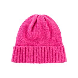bonprix Damen Strickm&uuml;tze "M&uuml;tze", rosa, Obermaterial: 80% Polyester, 17% Polyacryl, 3% Elasthan, M&uuml;tzen, aus Polyester und Polyacryl, mit