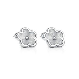 Pure Schmuck Earrings 'Clover Bright' female Silver size 11 cm x 8 cm x 2cm