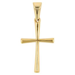 Adelia&acute;s ADELIA ́S Damen Kettenanh&auml;nger "Damen Anh&auml;nger &ndash; Kreuz Kreuzanh&auml;nger aus Edelstahl", Edelstahlgold, Edelstahl, Schmuckanh&auml;nger, Perfekt als Geschenk