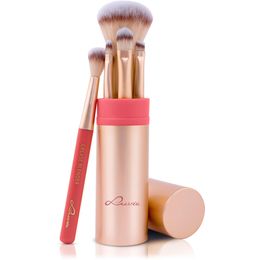 LUVIA COSMETICS Damen Puderpinsel "Travel Set - Anniversary", rosa, Kosmetikpinsel, Veganes Pinselhaar f&uuml;r perfekten Look.