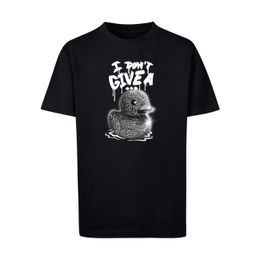 MisterTee M&auml;dchen T-Shirt "MisterTee Herren Kids I Don't Give A Tee"schwarz, Gr. 158, bedruckt, 100% Baumwolle, Shirts