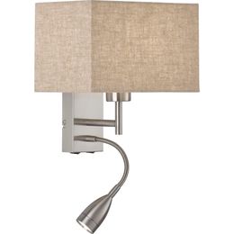 Fischer und Honsel LED Wandleuchte "Dream", 2, H: 25cm, 1 Stk., beige, FISCHER & HONSEL, Leuchten