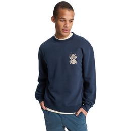 Sweatshirt Quiksilver "Salt Water Graphic", Herren, Gr. S, schwarz navy, Obermaterial: 55% Baumwolle, 25% Baumwolle, 20% Polyester., Sweatshirts Sweatshirt