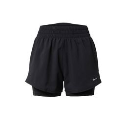 Nike Sportshorts 'ONE' Damen Gr&ouml;&szlig;e S schwarz / silber