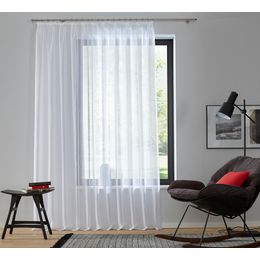 Gardine OTTO HOME, B:300cm H:100cm, wei&szlig;, Polyester, Wohnzimmer, Gardinen, "Dolly", Bestseller, Store