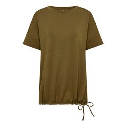 Kurzarmhemd soyaconcept "Soya Concept T-Shirt SC-BANU 184.", Damen, Gr. L, Normalgr&ouml;&szlig;en, 7230 misty olive, Obermaterial: 48% Modal, 48% Polyester, 4% Elasthan, Hemden