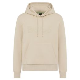 BOSS Green Herren Hoodie "Soody"light beige272, Gr. M, unifarben, Sweatware, Obermaterial: 95% Baumwolle, 5% Elasthan, Sweatshirts, Regular Fit,