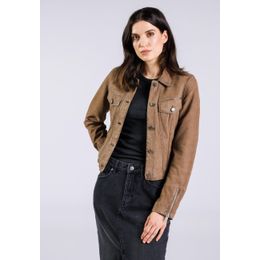 Freaky Nation Damen Lederjacke "Callie-FN"braun, Gr. M, Oberstoff: 100% Leder; Futter: 100% Baumwolle, Jacken