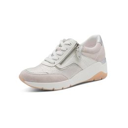 Sneaker Jana, Damen, Gr. 38, wei&szlig;, Textil, Veloursleder, Schuhe Sneaker