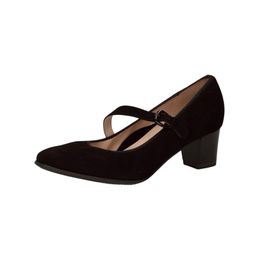 Caprice Damen Pumps "Caprice Pumps Veloursleder", Gr. 38, schwarz, Veloursleder, Schuhe