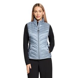 Betty Barclay Damen Strickweste "Damen mit Stehkragen"faded blau, Gr. 48, Obermaterial: 100% Polyamid. F&uuml;llung: 100% Polyester, Westen