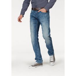 PME-Legend PME LEGEND Herren Regular-fit-Jeans "Nightflight PTR120", blau, Gr. 30, Denim/Jeans, Obermaterial: 80% Baumwolle, 18% Polyester, 2% Elasthan, Jeans,