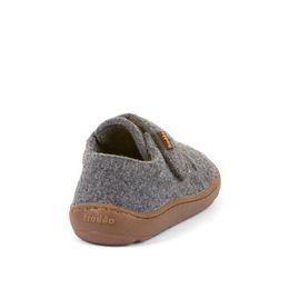 froddo M&auml;dchen Hausschuh "BAREFOOT WOOLY", Gr. 30grau, Wolle, Basic, Schuhe, Klettschuh, Kindergartenschuh mit Wollfutter