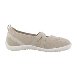 Kappa Damen Sneaker Ballerinas "LINN", Gr. 37beige, Synthetik, Schuhe, Sommerschuhe, Freizeitschuh, Halbschuh, Slipper