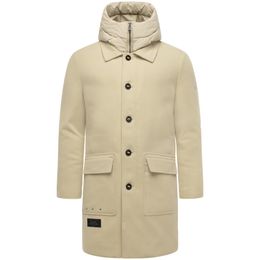 STONE HARBOUR Herren Trenchcoat "Thiagoo XX"sand, Gr. XXXL, Obermaterial 1: 95% Polyester, 3% Viskose, 2% Elasthan. Obermaterial 2: 100% Polyester.