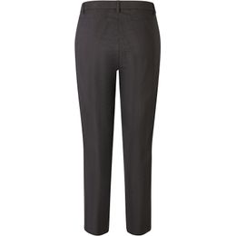 KjBRAND Damen Stretch-Hose "Babsie", grau, Gr. 24, Web, Obermaterial: 47% Baumwolle, 45% Polyester, 6% Viskose, 2% Elasthan, Hosen, mit Taschen