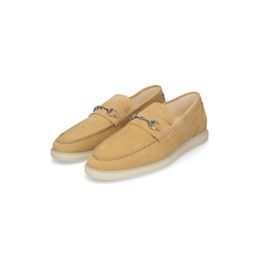 Henry Stevens Herren Loafer "Elia HL1", Gr. 44, beige, Leder, Schuhe