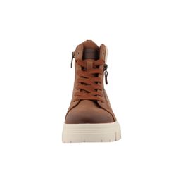 Tom Tailor Damen Stiefel "Tom Tailor Winter Boots", Gr. 39, braun, Polyurethan, unifarben, Schuhe