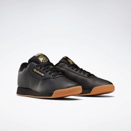 Reebok CLASSIC Damen Sneaker "PRINCESS", Gr. 39, schwarz, Synthetik, Schuhe