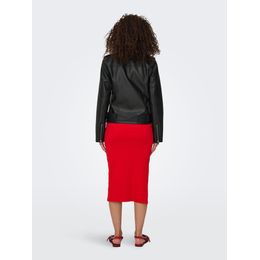 Only Damen Lederimitatjacke "ONLMILLE FAUX LEATHER BIKER JACKET OTW"schwarz, Gr. M, unifarben, Web, Obermaterial: 100% Polyester, Jacken