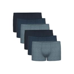 Seidensticker Herren Boxershorts "Boxershort 6er Pack", Gr. L, bunt, Obermaterial: 95% Baumwolle CO. 5% Elasthan EL., Unterhosen
