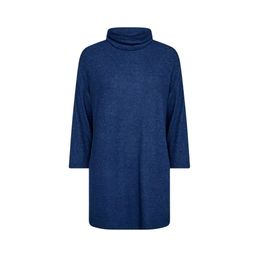 Funktionstop soyaconcept "Soya Concept Top SC-BIARA 73", Damen, Gr. L, blau (96832 estate blau melange), Obermaterial: 74% Viskose, 21% Polyester, 5% Elasthan, Tops