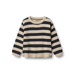 Wheat Jungen Sweater "Wheat Strickpullover Morgan"navy stripe, Gr. 98, 100% Baumwolle, Sweatshirts
