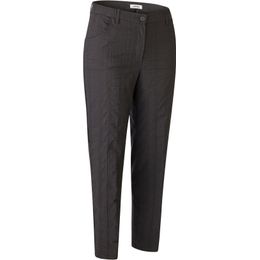 KjBRAND Damen Stretch-Hose "Babsie", schwarz, Gr. 46, Web, Obermaterial: 47% Baumwolle, 45% Polyester, 6% Viskose, 2% Elasthan, Hosen, mit Taschen