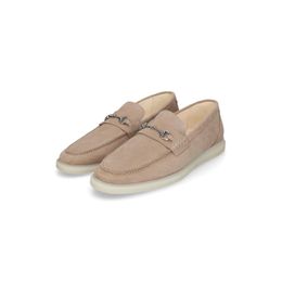 Henry Stevens Herren Loafer "Elia HL1", Gr. 40, beige, Leder, Schuhe