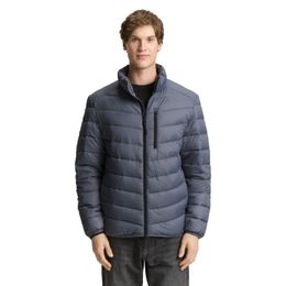 Herren Steppjackeurban medium grau, Gr. L, Tom Tailor Denim, unifarben, Web, Obermaterial: 100% Polyester. Futter: 100% Polyester, Jacken, mit