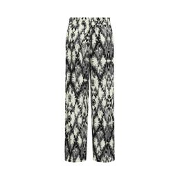 soyaconcept Damen Chinohose "Soya Concept Trousers SC-PONTIDA 2_B", schwarz-wei&szlig;, Gr. L, Obermaterial: 100% Viskose, Hosen