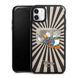 DeinDesign iPhone 11 Handy Silikon H&uuml;lle Case schwarz Handyh&uuml;lle Official Licensed Product Donald Duck Disney