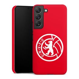 DeinDesign Galaxy S22 Handy Premium Case Smartphone Handyh&uuml;lle Schutzh&uuml;lle matt Bear 1. Fc Union Berlin Official Licensed Product Premium Case