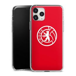 DeinDesign iPhone 11 Pro Max Handy Silikon H&uuml;lle Case transparent Handyh&uuml;lle Bear 1. Fc Union Berlin Official Licensed Product Silikon Case