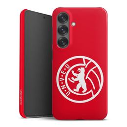 DeinDesign Galaxy S25 Handy Premium Case Smartphone Handyh&uuml;lle Schutzh&uuml;lle gl&auml;nzend Bear 1. Fc Union Berlin Official Licensed Product Premium Case